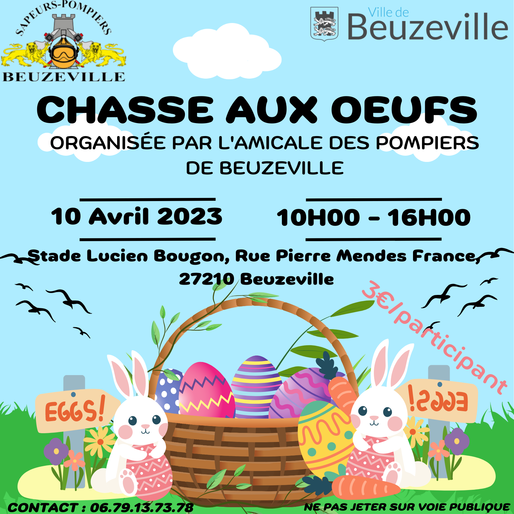 Chasse aux œufs - Mairie de Beuzeville Mairie de Beuzeville